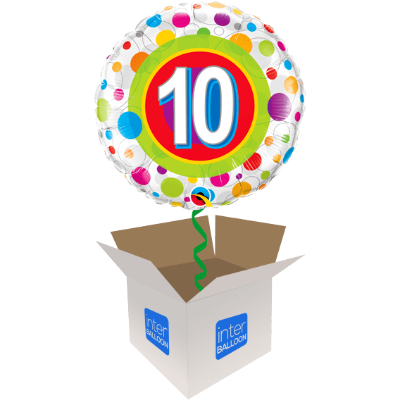 100th Birthday Helium Balloons Delivered in the UK by interBALLOON