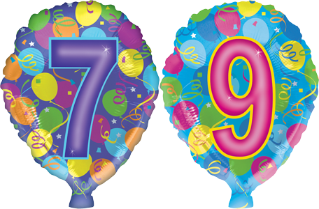 79th Birthday Helium Balloons Delivered in the UK by interBALLOON