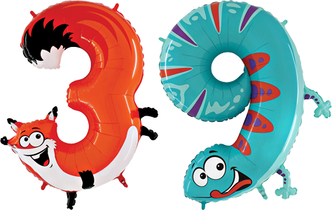 39th Birthday Helium Balloons Delivered in the UK by interBALLOON